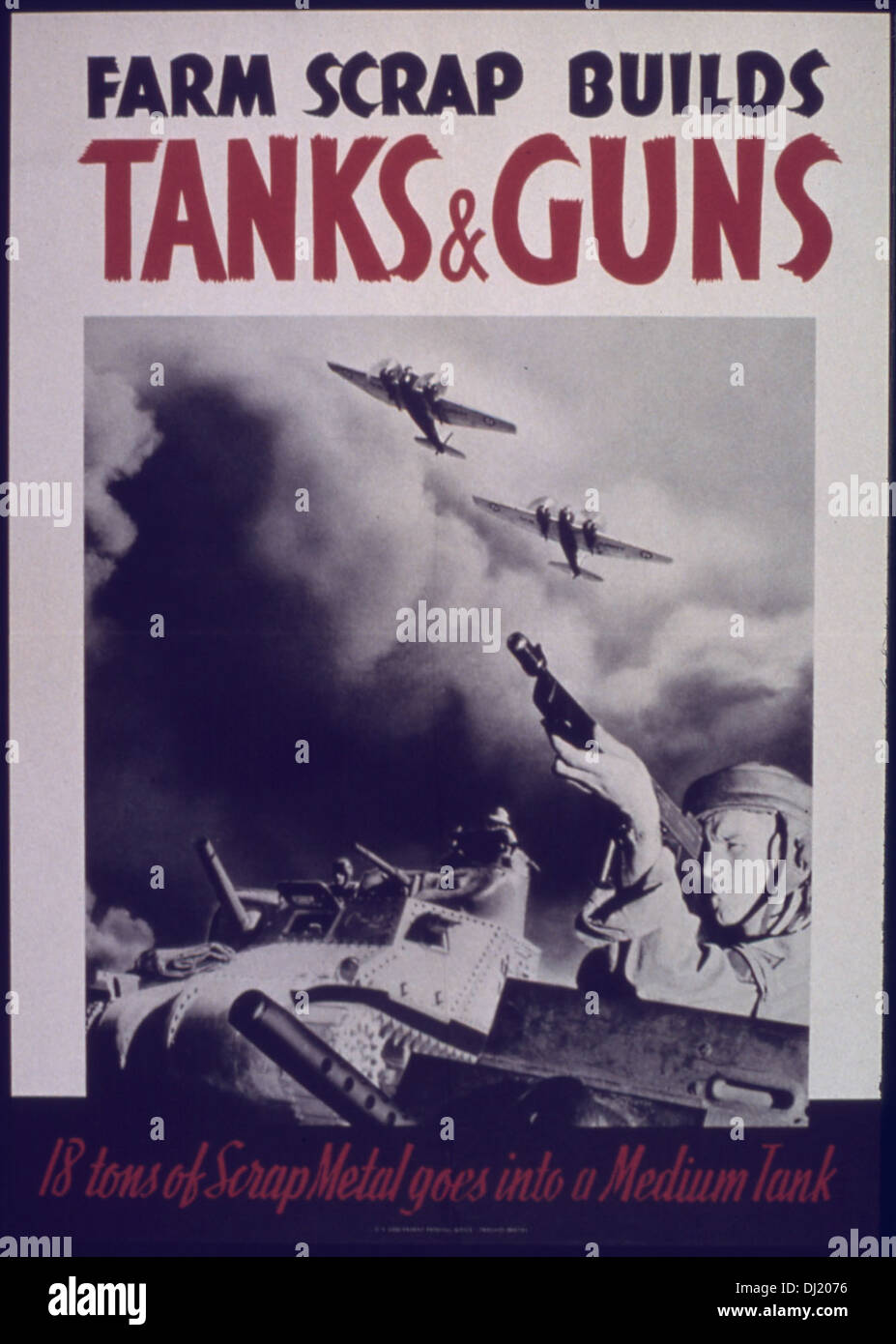 This World War II American propaganda poster highlights the importance ...