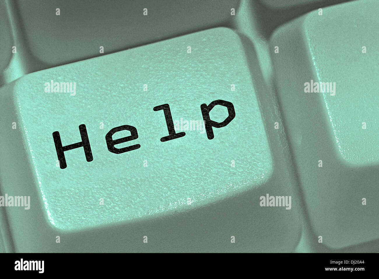 Help Concept with Computer Key On Keyboard Stock Photo - Alamy