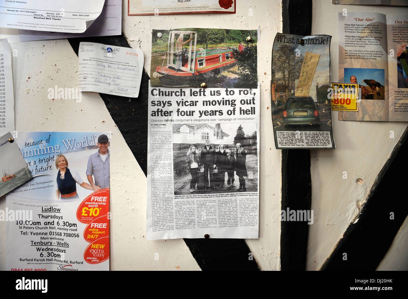 Newspaper Poster Board