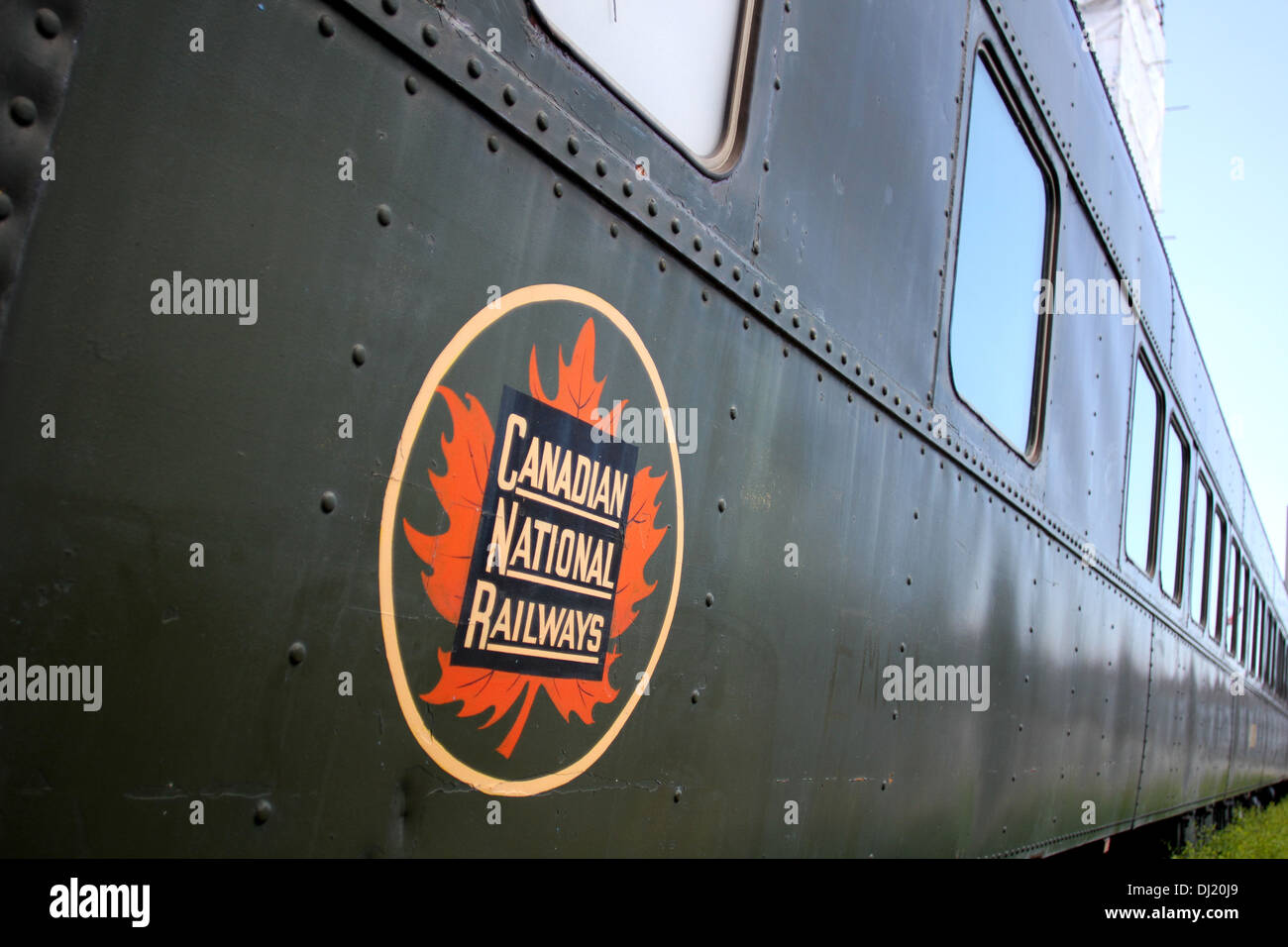 An old Canadian National Railway car in the Halifax Seaport, N.S Stock ...