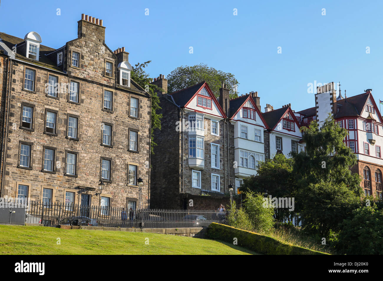 Historic buildings in Edinburgh, Scotland Stock Photo - Alamy
