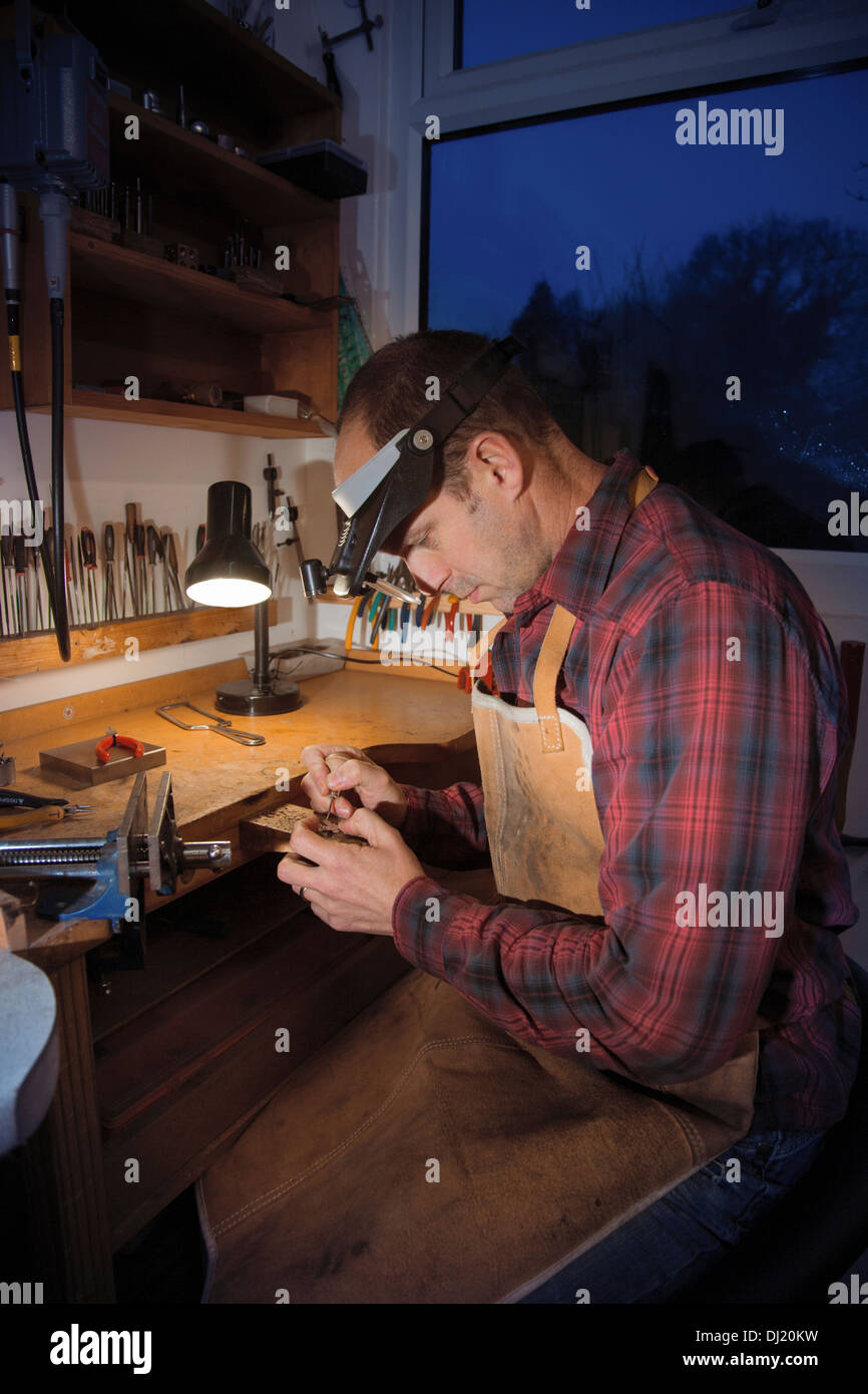 Silversmith work bench hi-res stock photography and images - Alamy