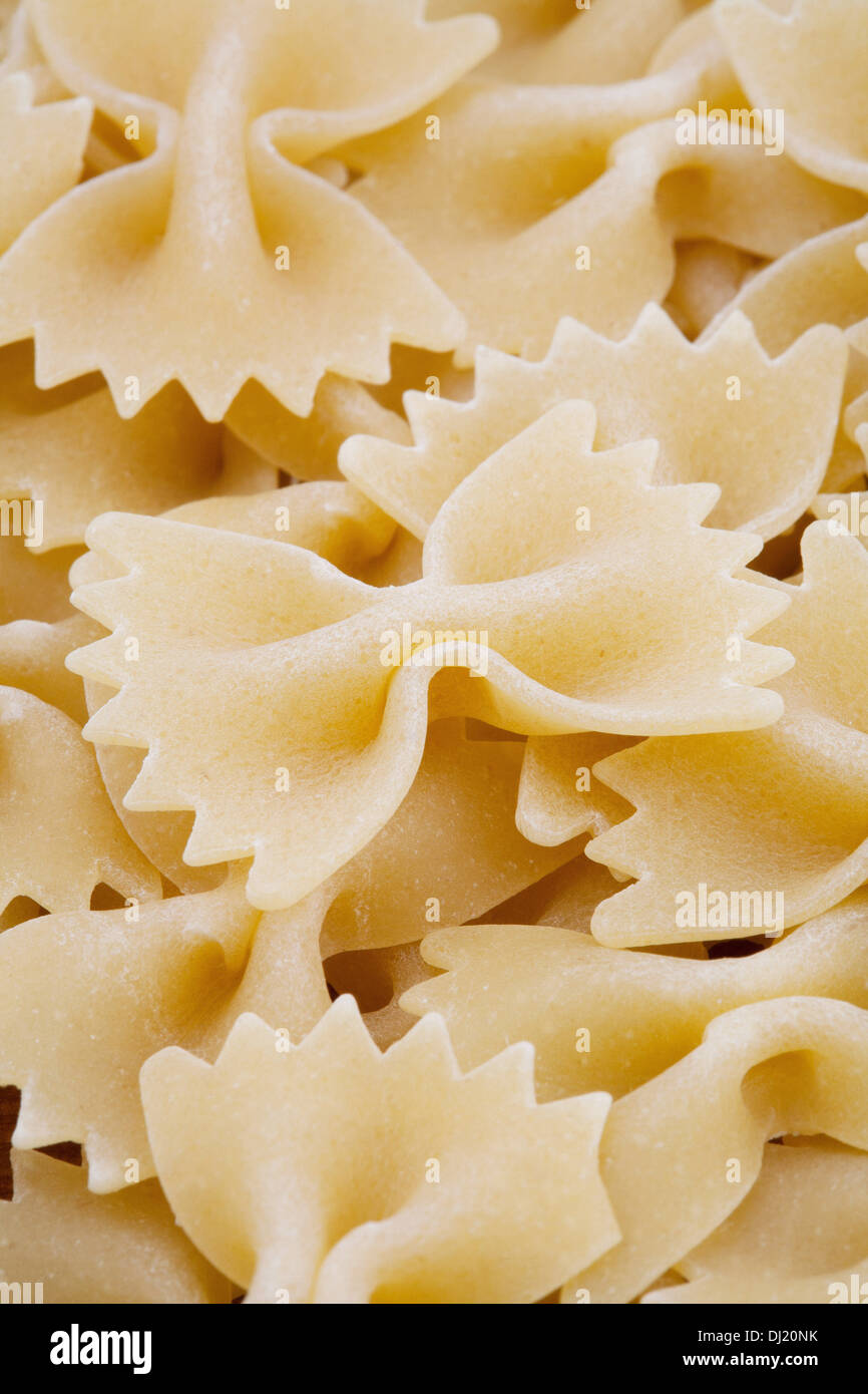 Raw pasta close-up Stock Photo - Alamy