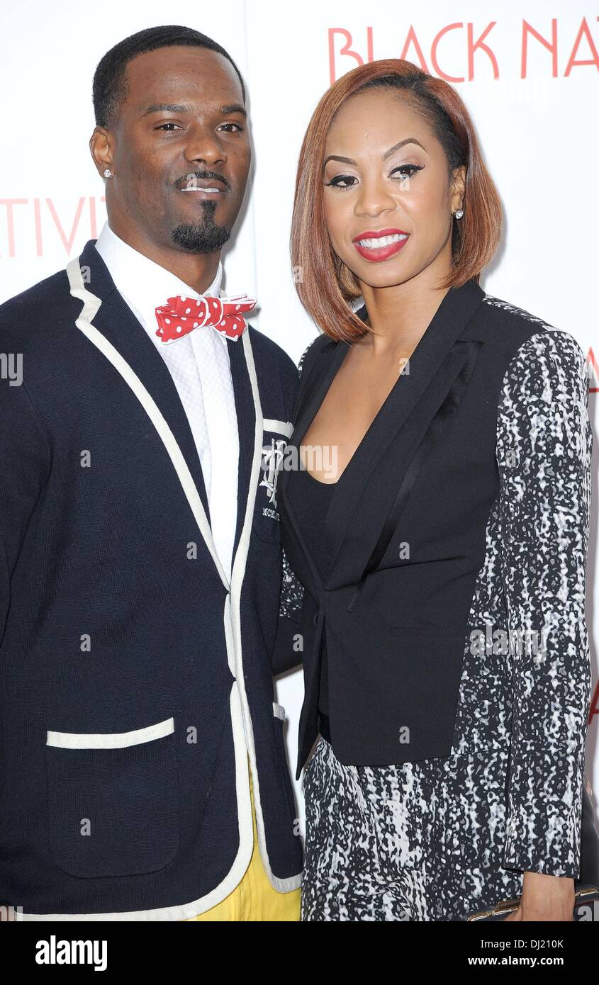 New York, NY, USA. 18th Nov, 2013. Aaron Ross, Sanya Richards Ross at ...