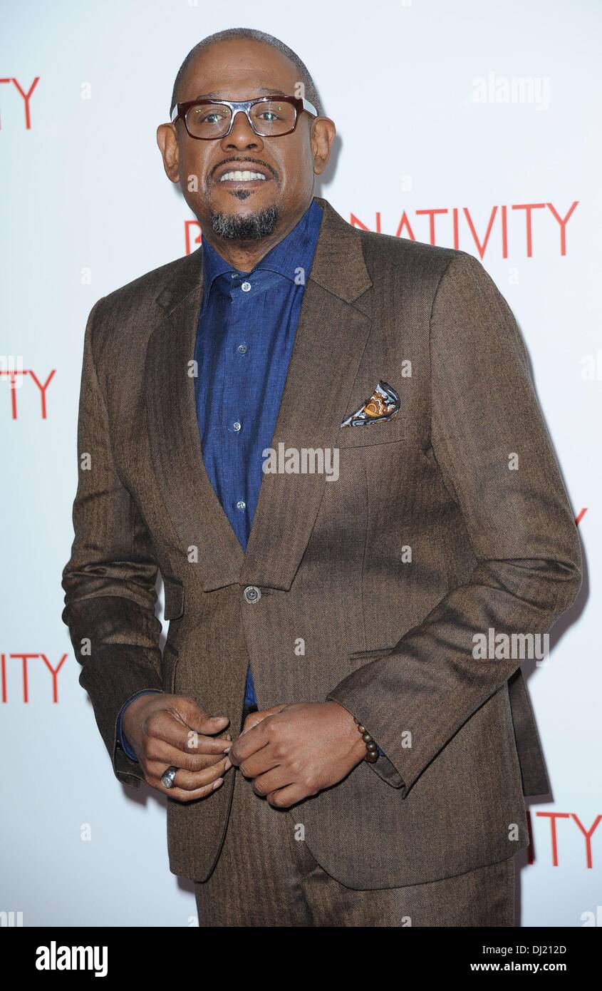 New York, NY, USA. 18th Nov, 2013. Forest Whitaker at arrivals for ...