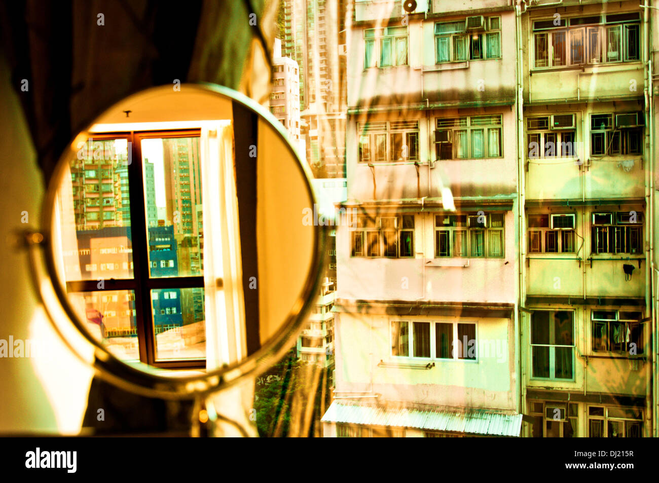 front view of Hong Kong island tall buildings Stock Photo - Alamy