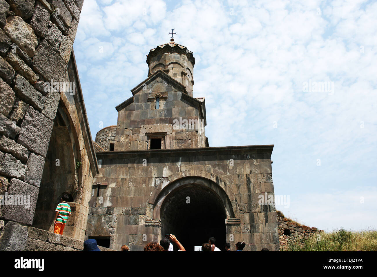 Tatev monastery in Armenia, the 9th century architecture Stock Photo ...
