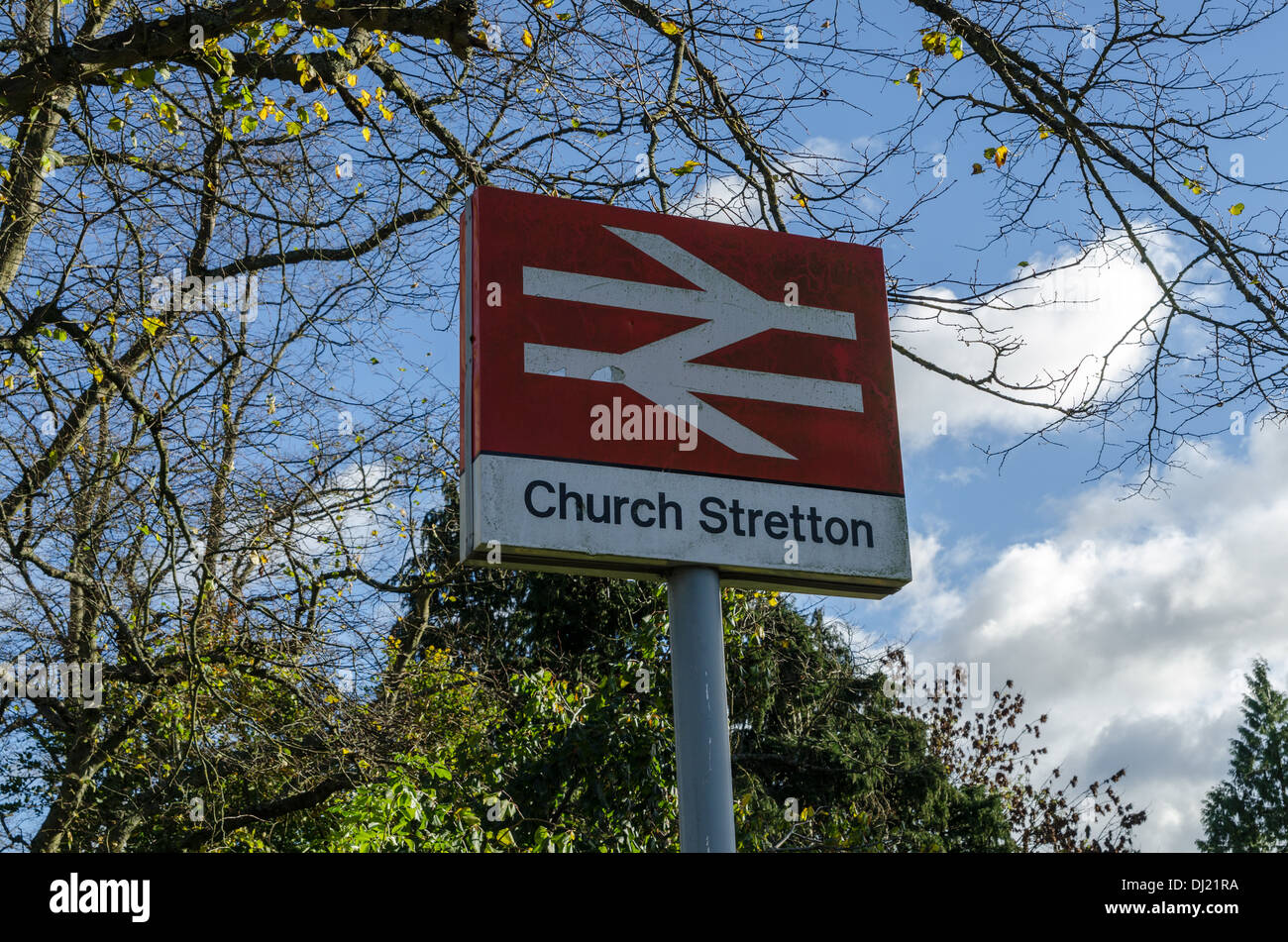 British rail station sign hi-res stock photography and images - Alamy