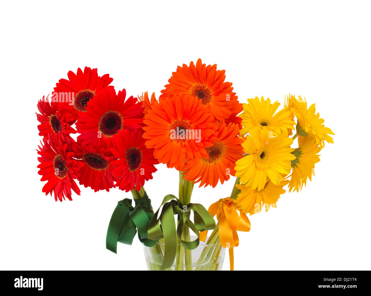 gerbera flowers bouquet close up Stock Photo - Alamy