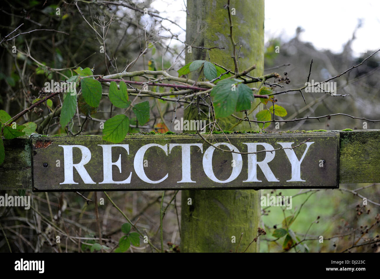 House sign the old rectory hi-res stock photography and images - Alamy