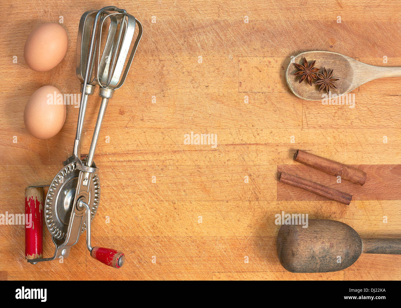 Components and accessories for baking Stock Photo - Alamy