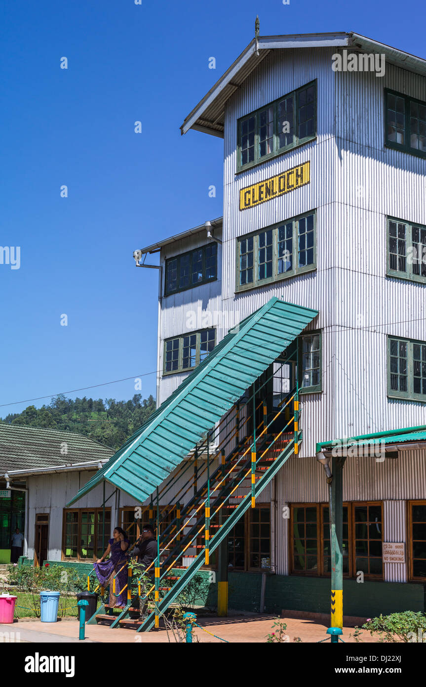 Sri Lanka, an old English tea factory in the Ramboda Valley Stock Photo ...