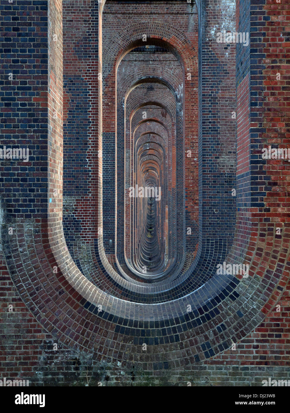 The Ouse Valley Viaduct on the London-Brighton Railway Line,close to ...