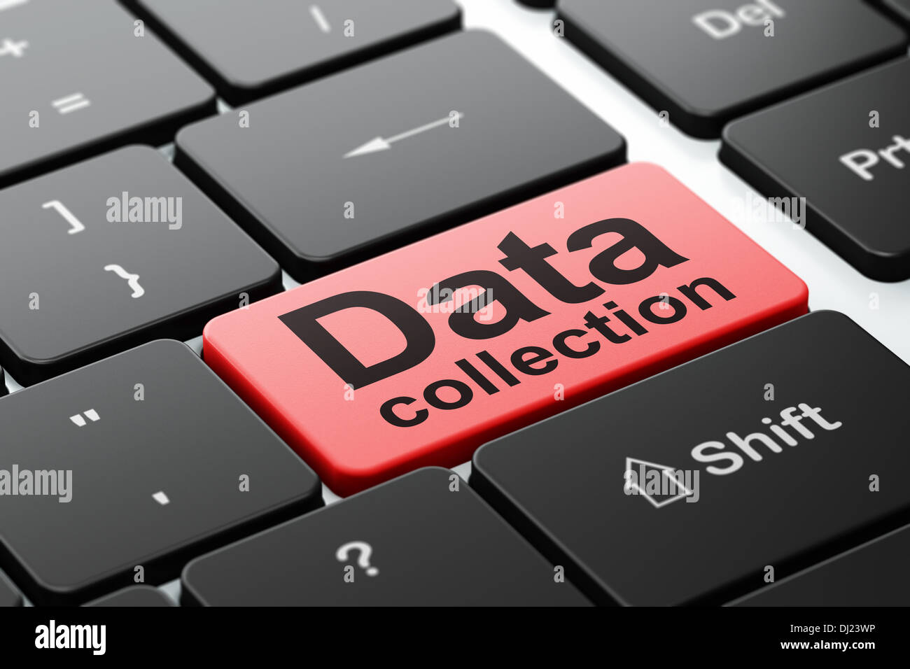 Information concept: Data Collection on keyboard background Stock Photo ...