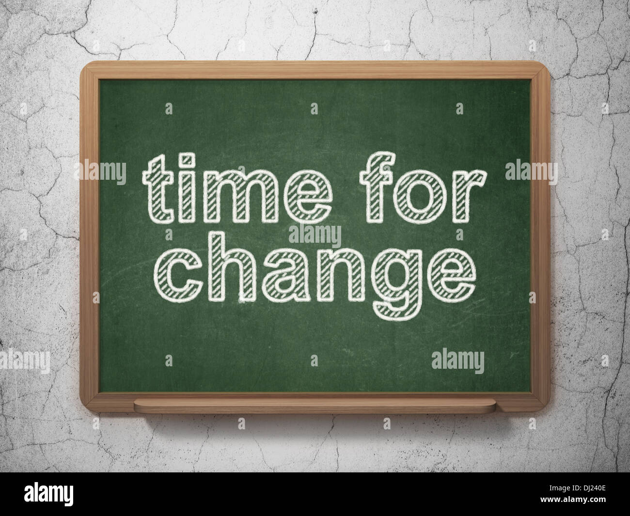 Time for Change on chalkboard background Stock Photo - Alamy