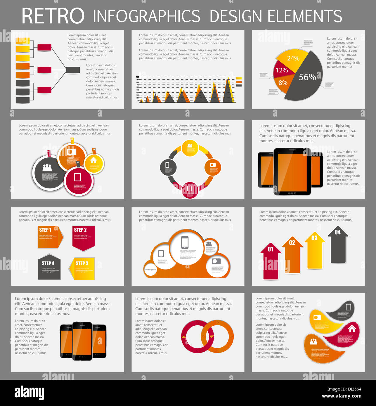 Infographic business template vector illustration Stock Photo - Alamy