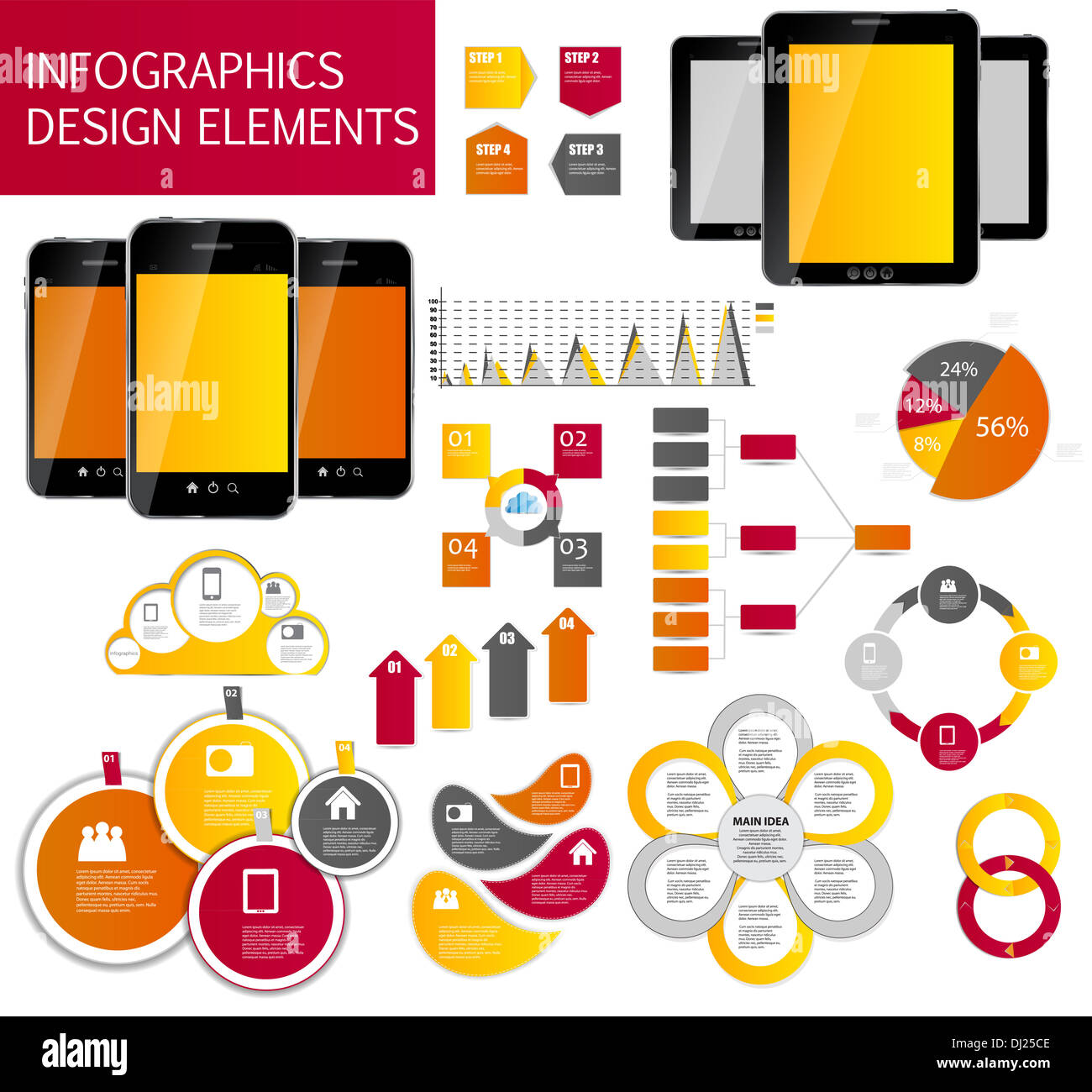 Infographic business template vector illustration Stock Photo - Alamy Infographic business template vector illustration Stock Photo - Alamy