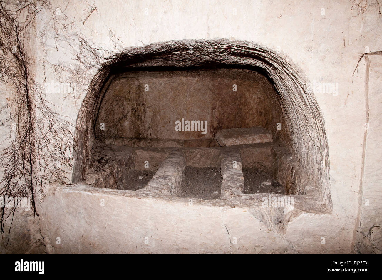 Israel, Beit Shearim, interior of a catacomb. 2-4 centuries CE (the ...