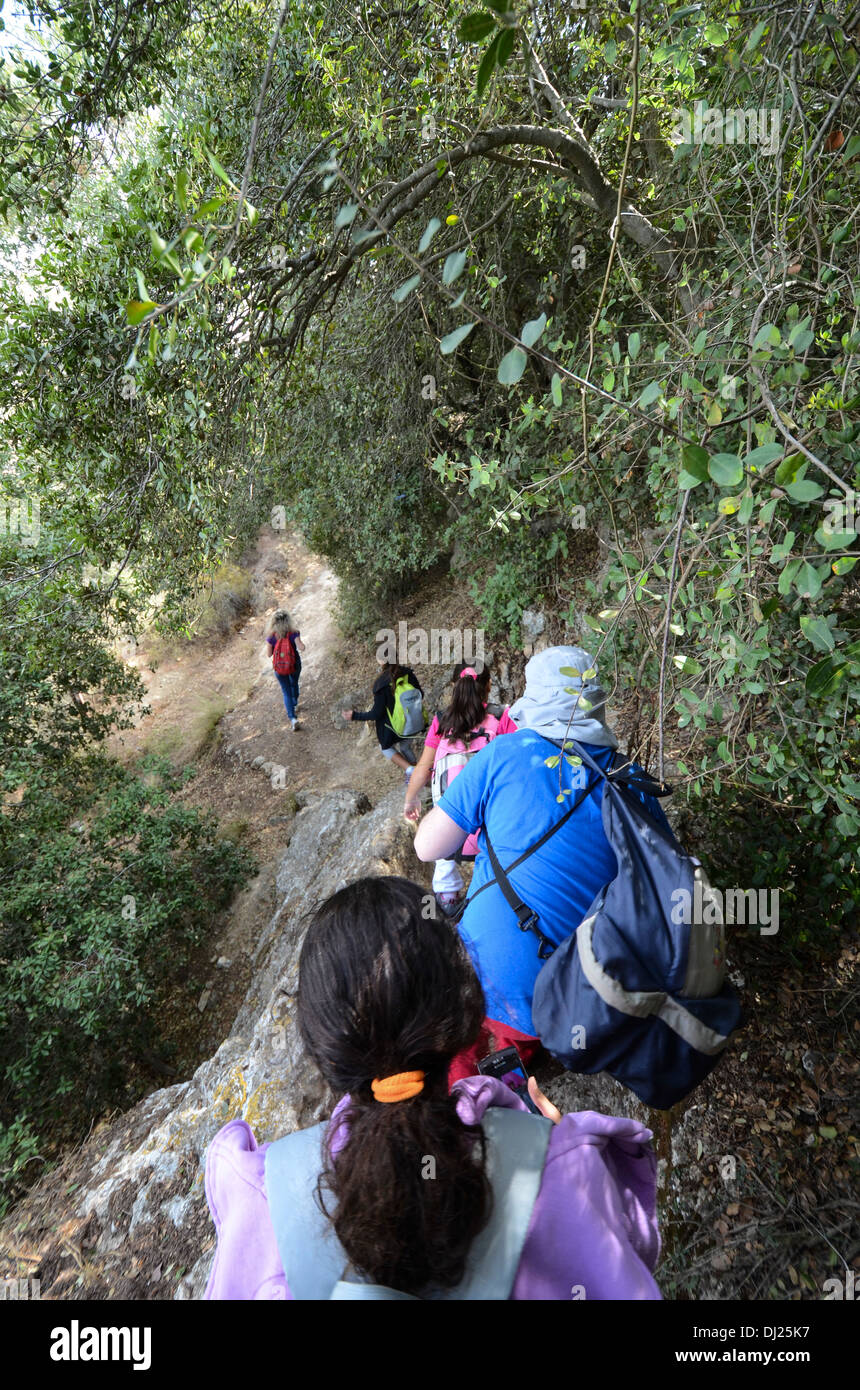 Trekking trek hills hi-res stock photography and images - Alamy
