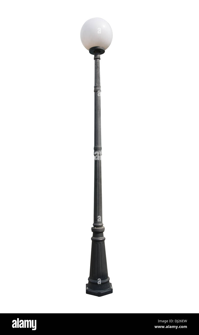 Old lighting column Cut Out Stock Images & Pictures - Alamy