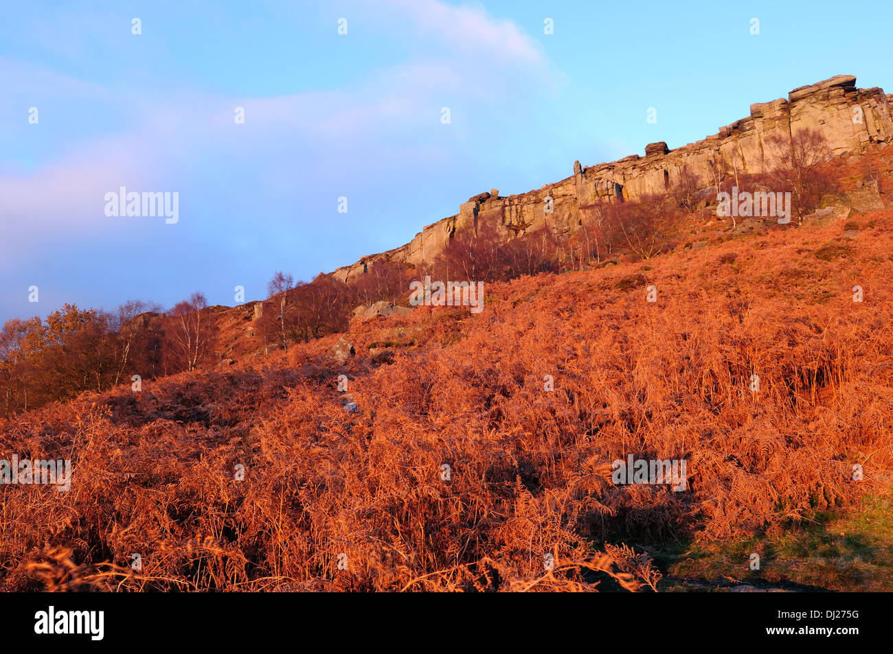 Curbar Edge ,Derbyshire, UK Stock Photo - Alamy