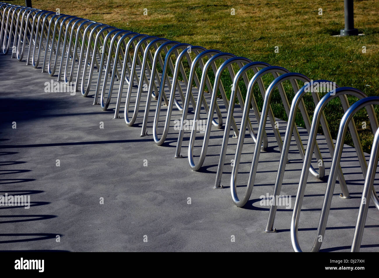 abstract bike rack shadows Stock Photo - Alamy