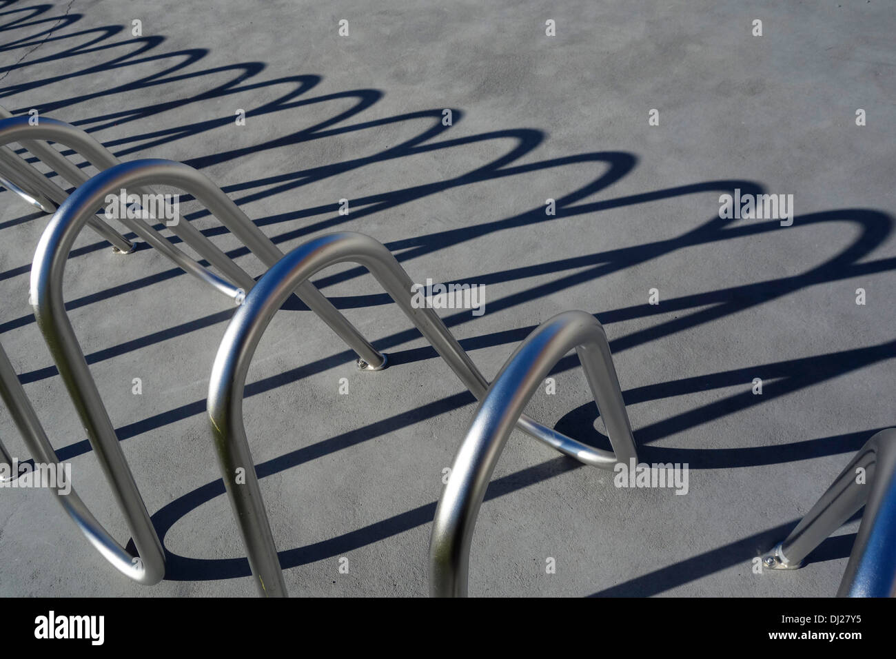 Abstract Bike Rack Shadows High Resolution Stock Photography and Images ...
