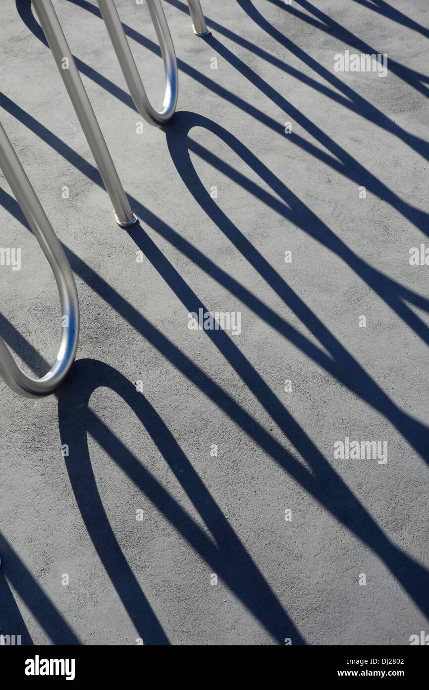 Abstract Bike Rack Shadows High Resolution Stock Photography and Images ...