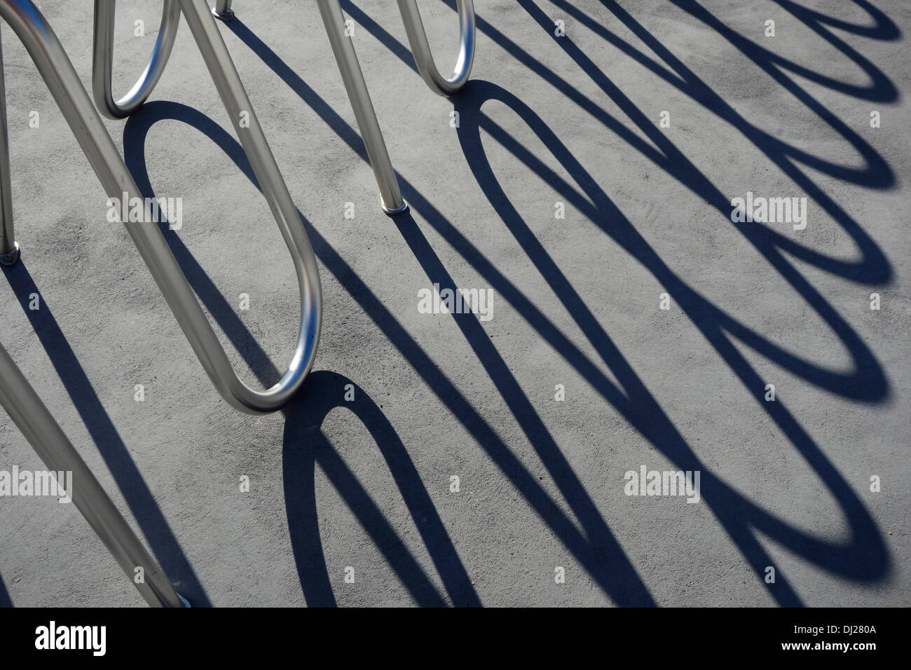 Abstract Bike Rack Shadows High Resolution Stock Photography and Images ...