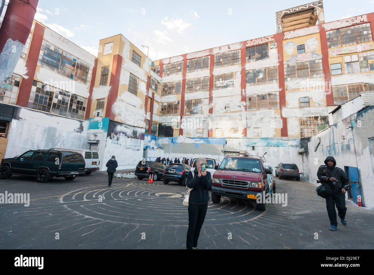 The Five Pointz building in Long Island City in Queens in New York ...