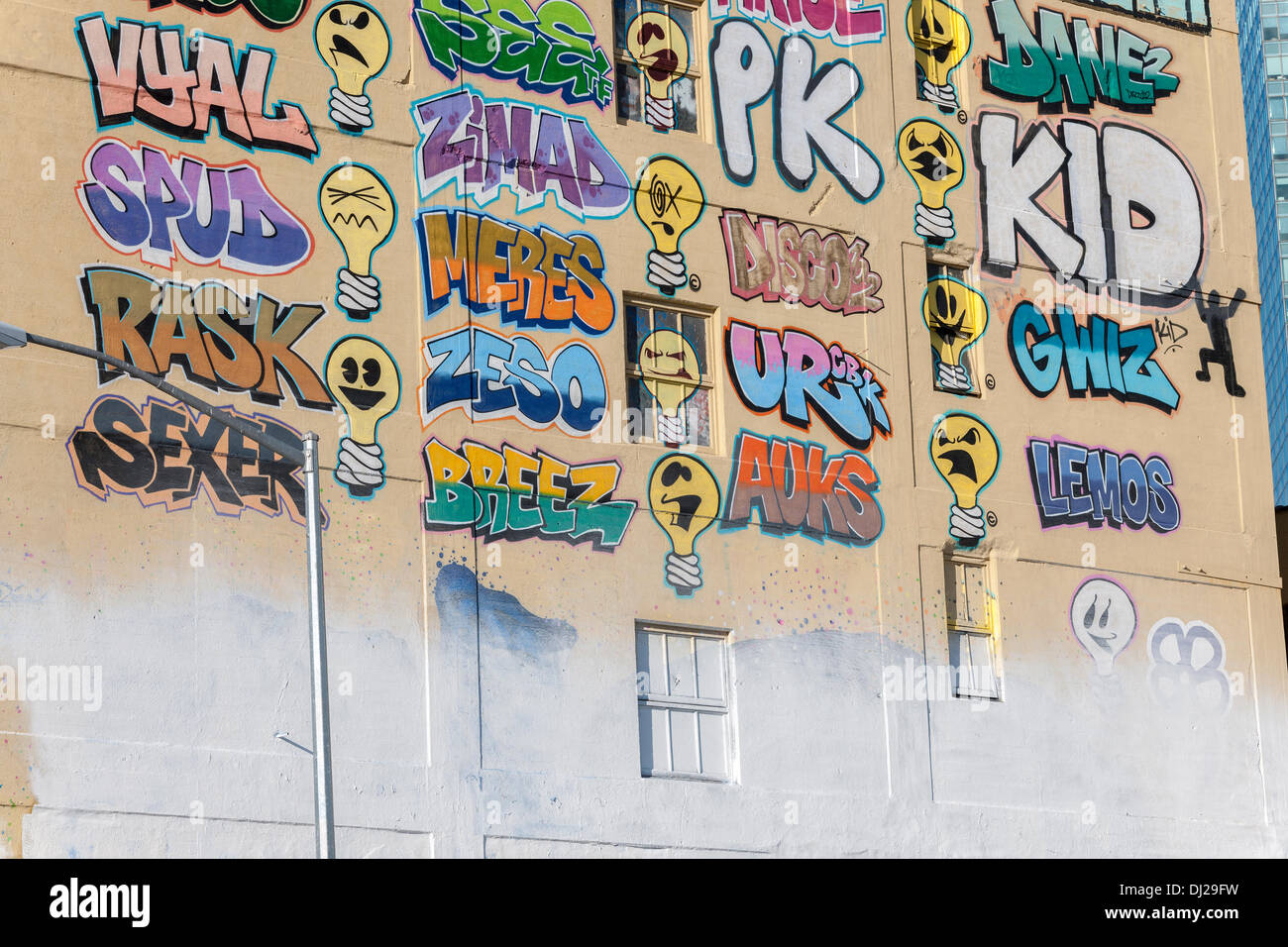 The Five Pointz building in Long Island City in Queens in New York ...