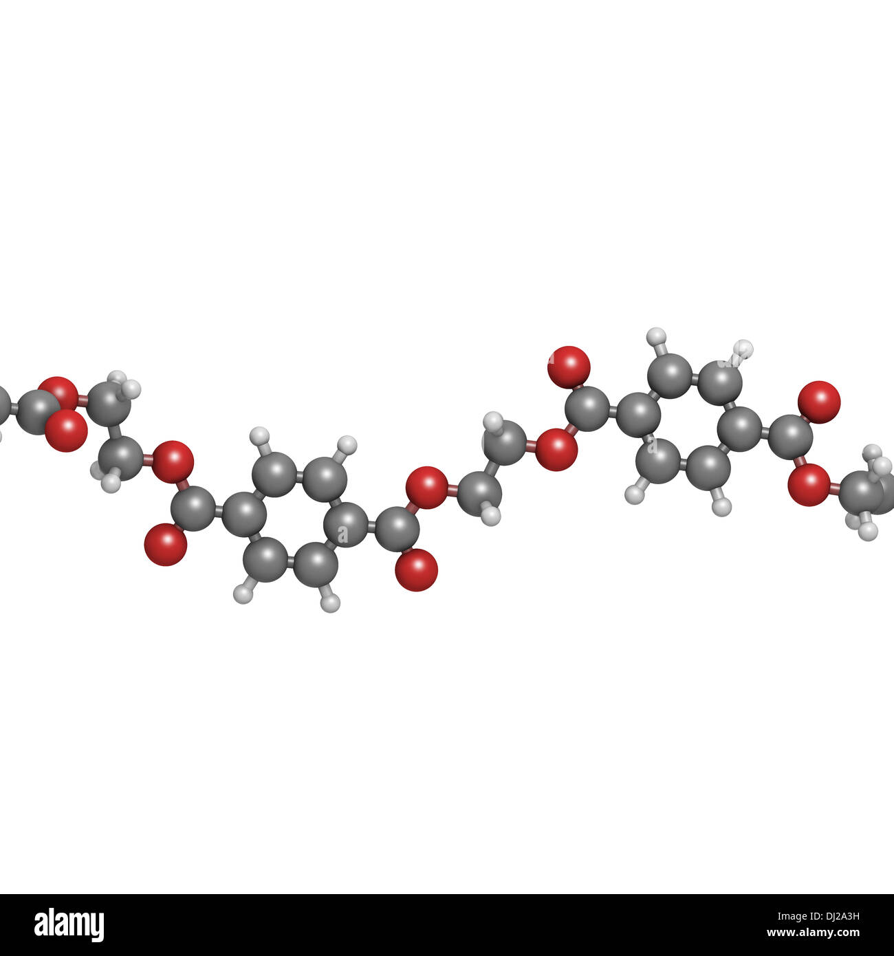 Polyethylene terephthalate (PET, PETE) polyester plastic, chemical ...
