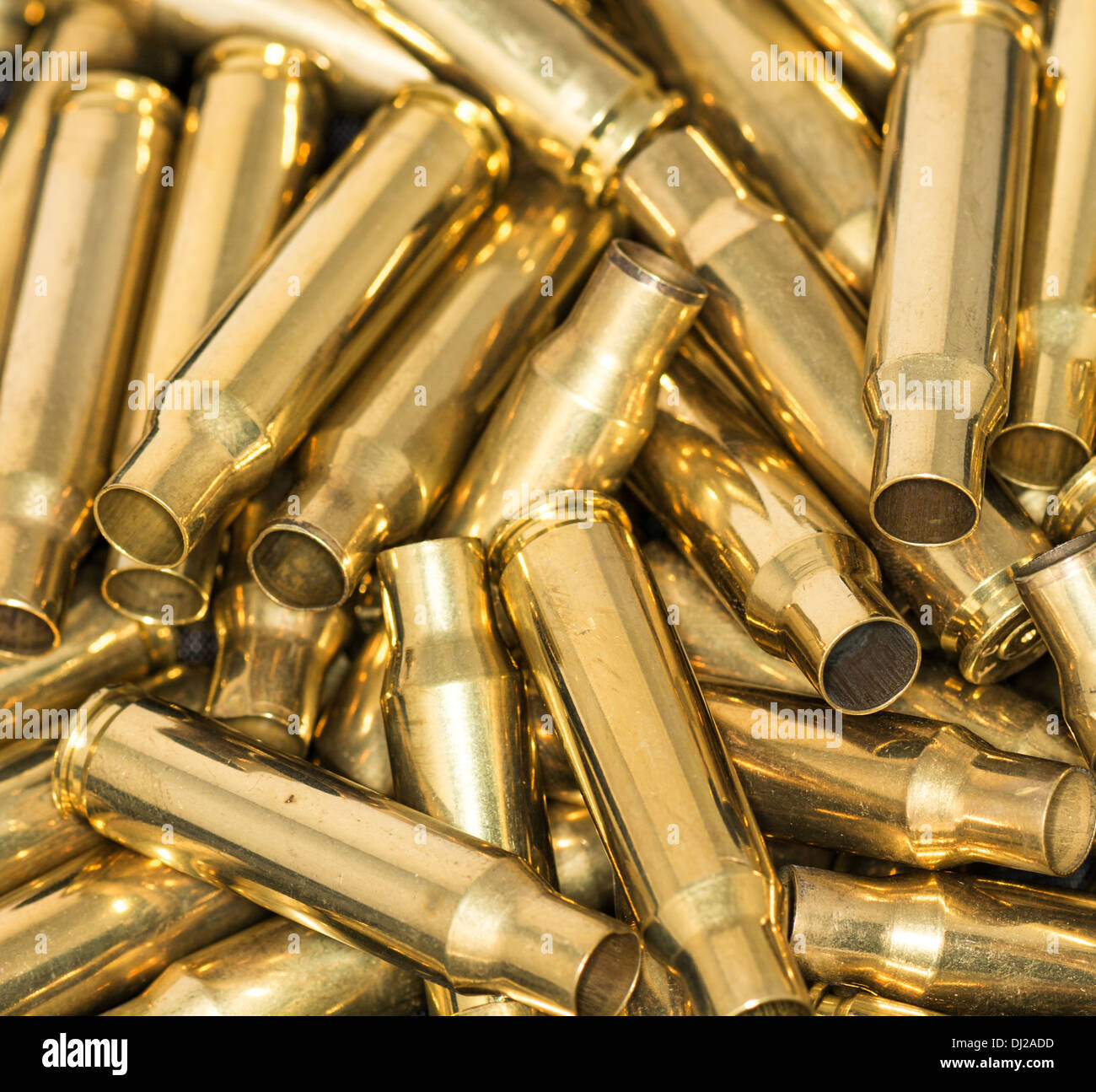 Abstract of pile of empty bullet shells with details Stock Photo - Alamy