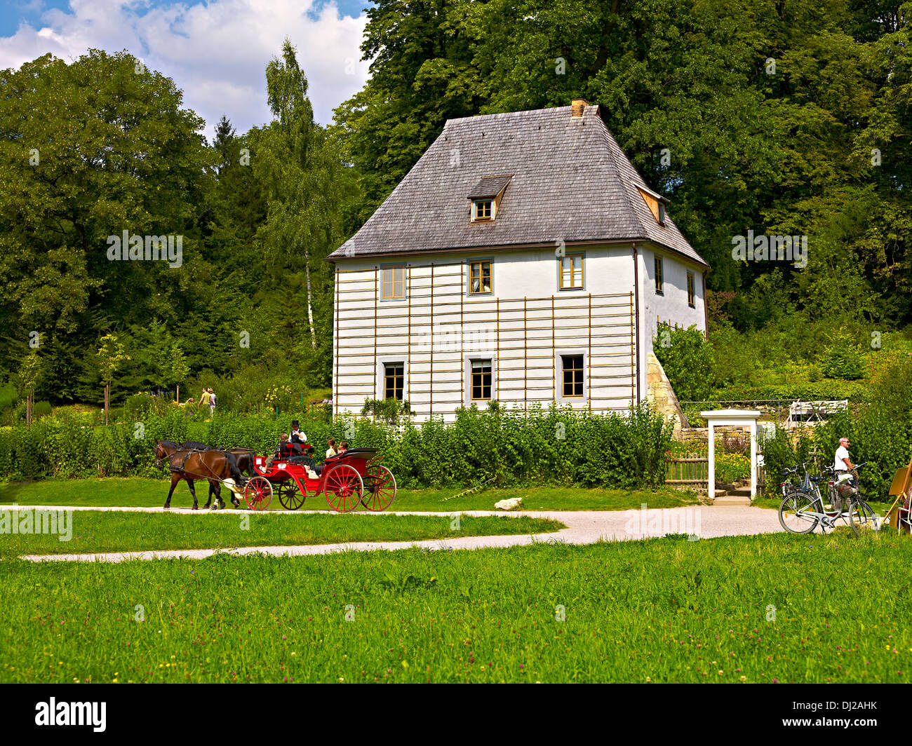 Goethe Garden House in Ilm Park, Weimar, Thuringia Stock Photo - Alamy