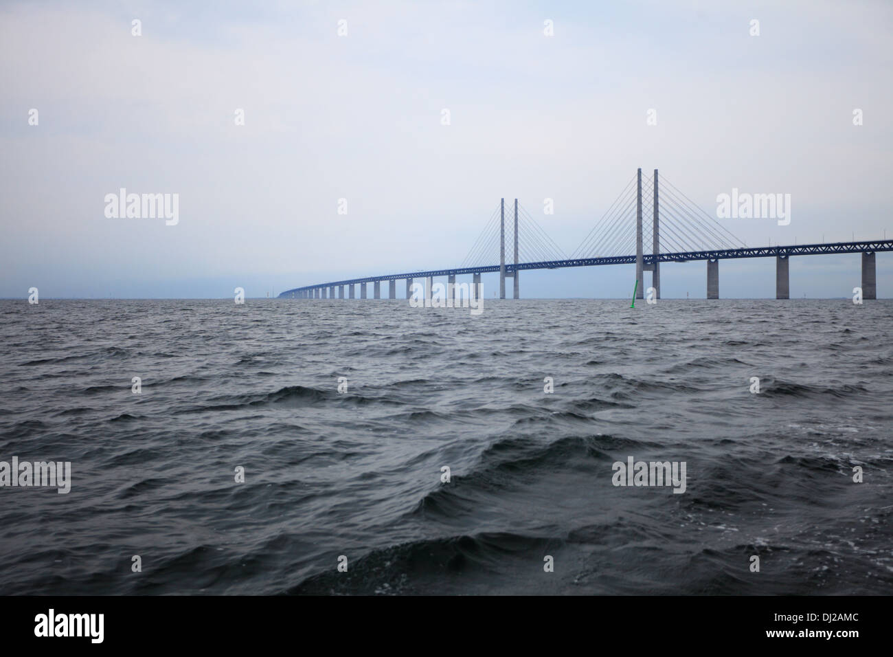 Oresundsbron. The Oresund bridge link between Denmark and Sweden ...