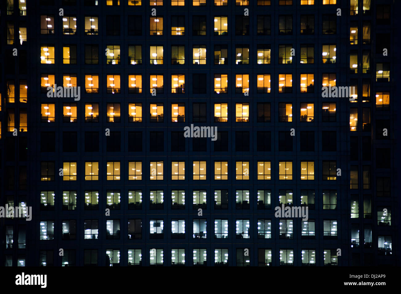 LONDON - NOV 1: people work in an office building in London on November ...