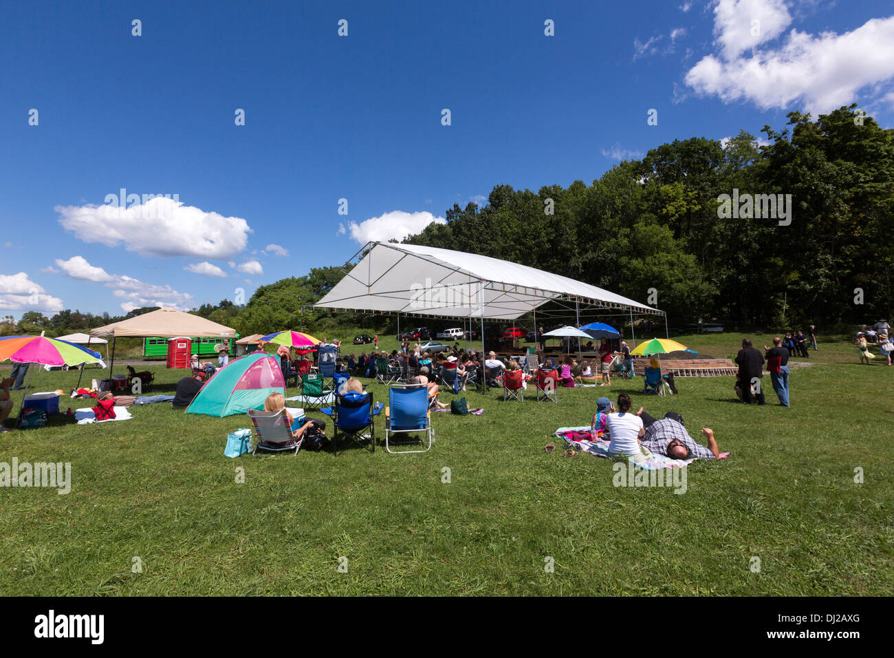 Solar Expo Jam folk festival, Vernon, NJ, USA Stock Photo - Alamy