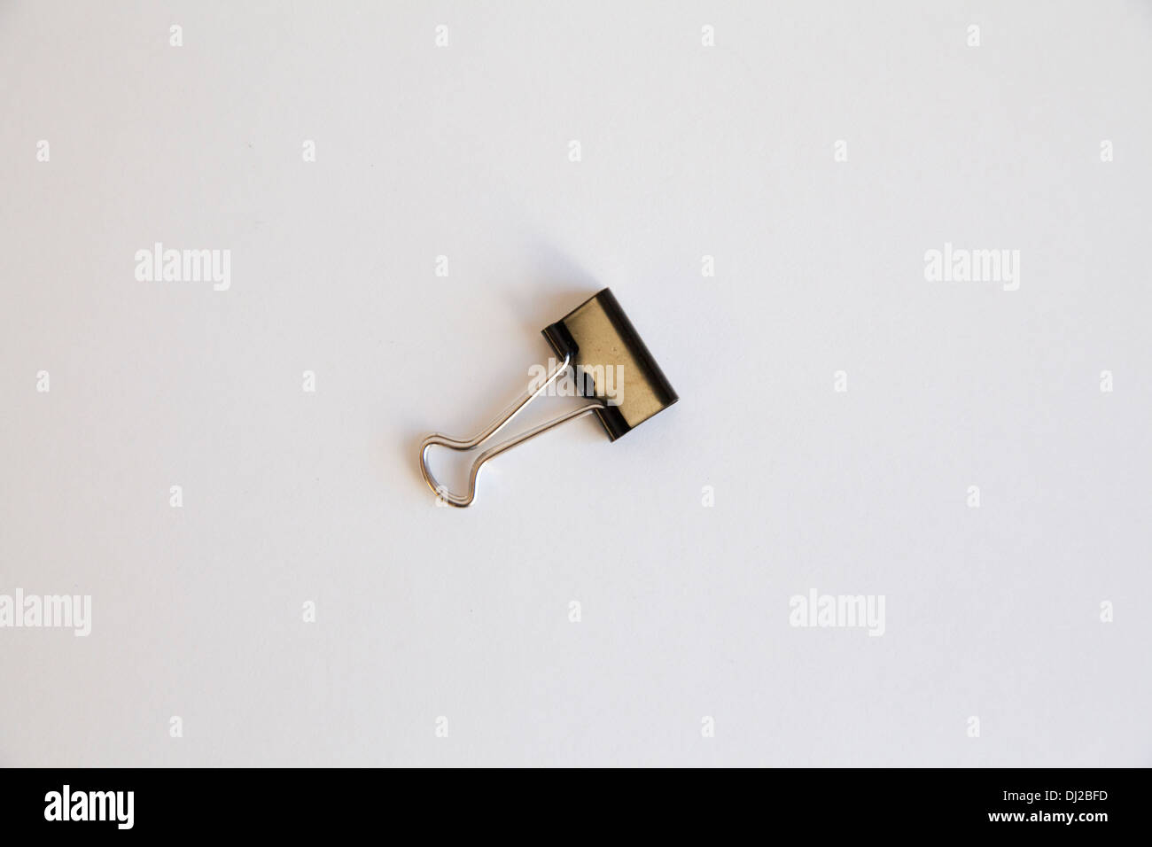 Paper clip attach object objects close up closeup metal link stationary ...