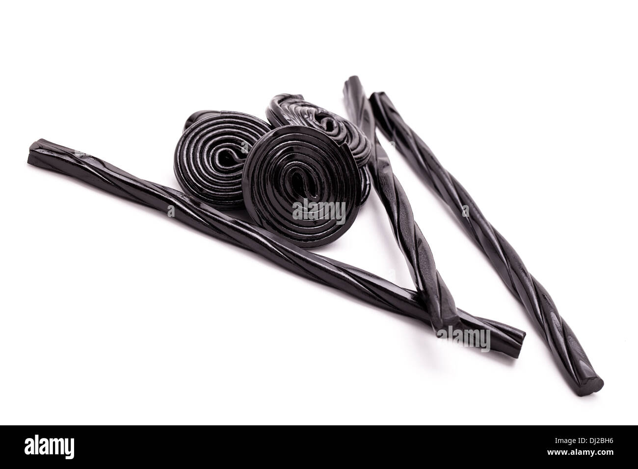 Black licorice candy hi-res stock photography and images - Alamy