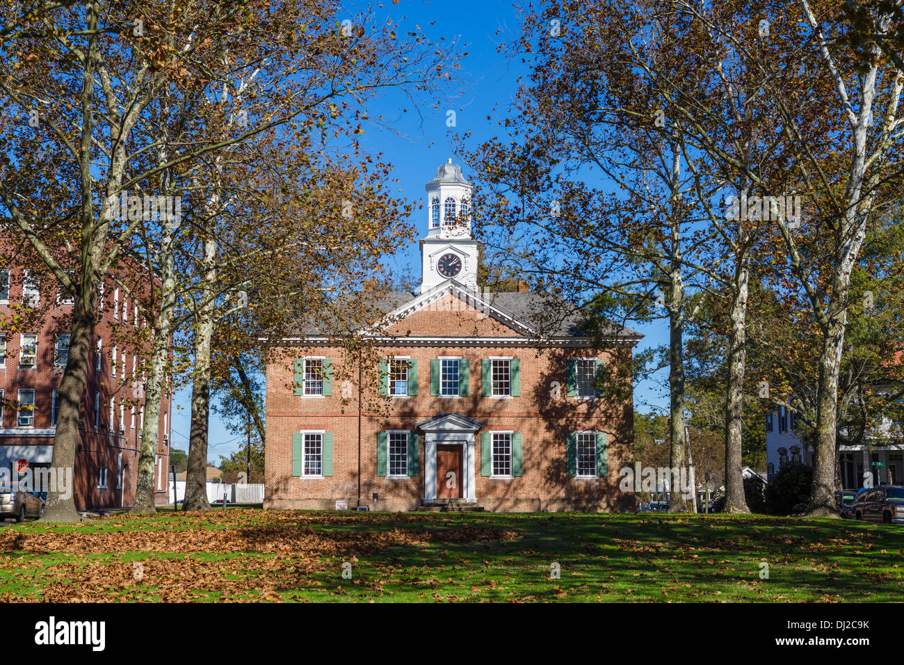 Historic Chowan County Courthouse in Edenton, Albemarle region, North ...