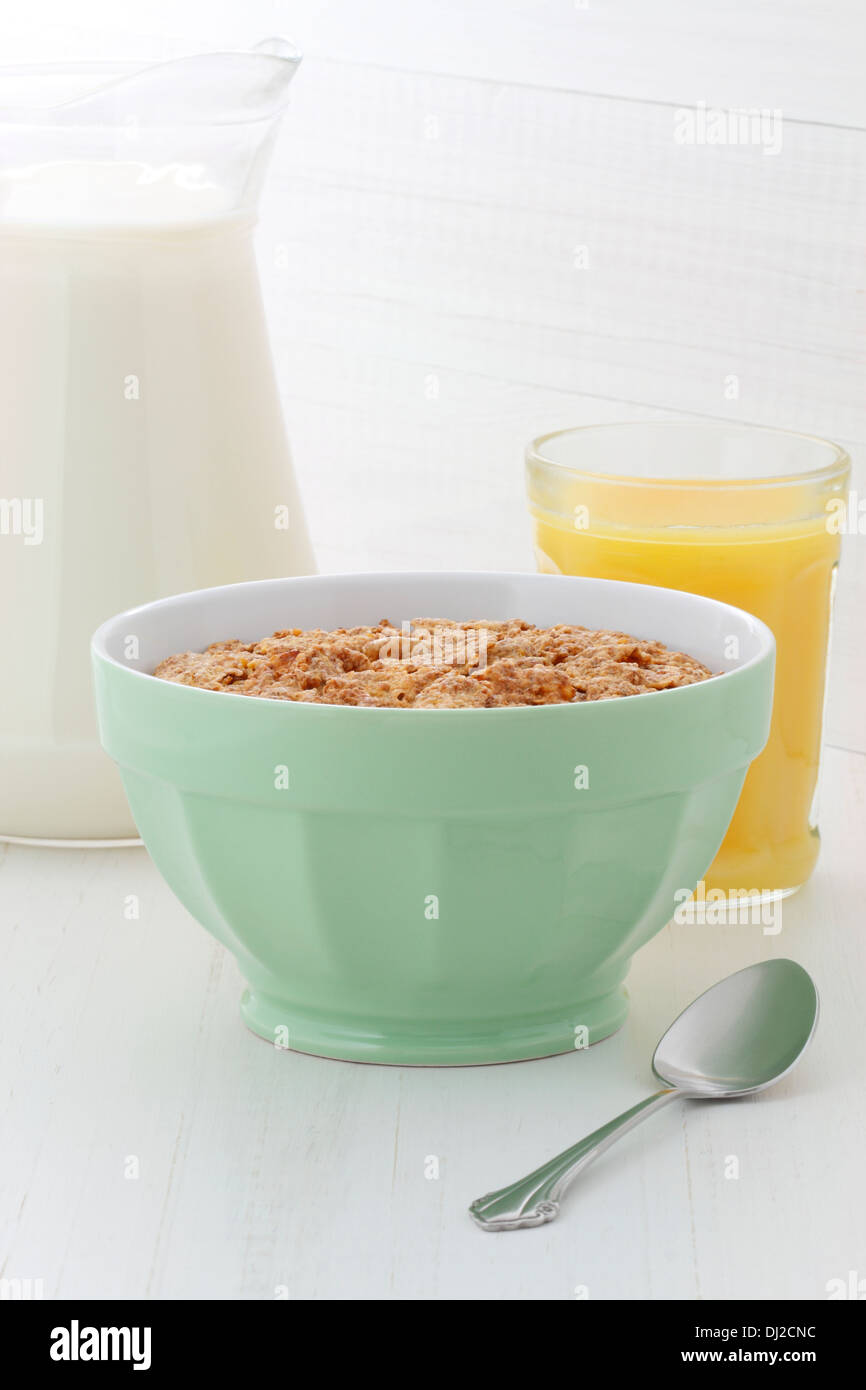 whole wheat cereal, delicious and healthy breakfast, often eaten in ...