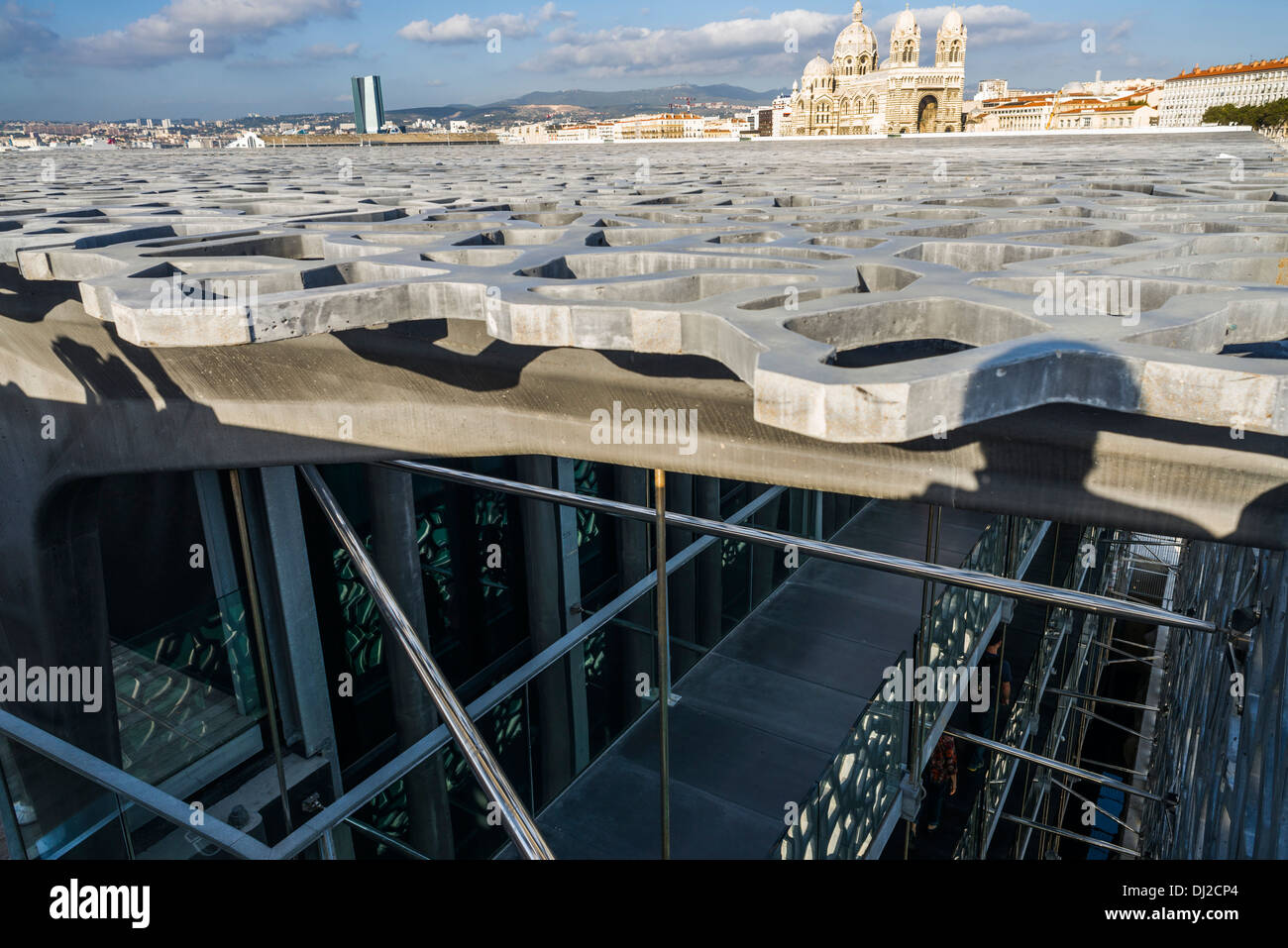Marseille MUCEM museum and ND La Major Stock Photo - Alamy