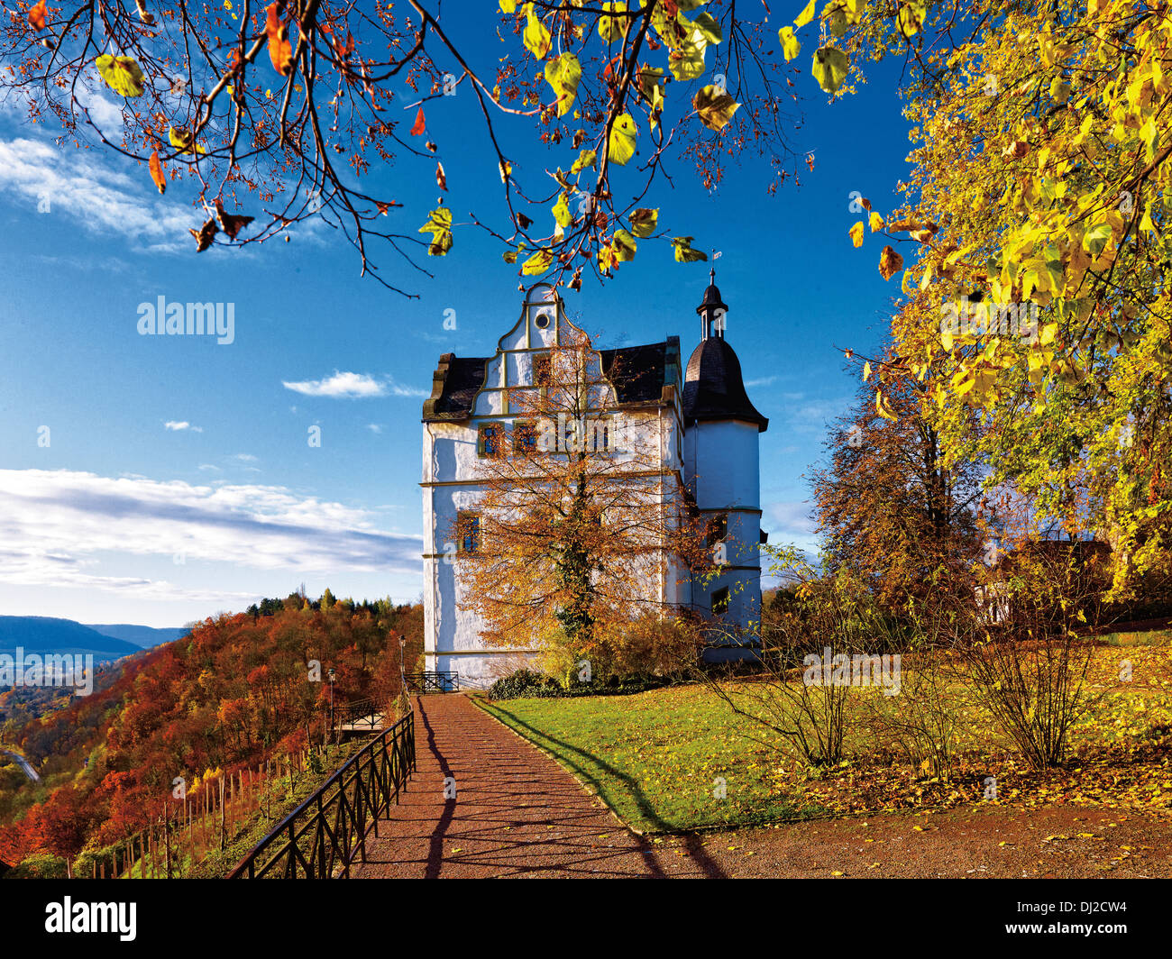 Renaissance castle, Dornburg castles, Dornburg, Thuringia, Germany ...