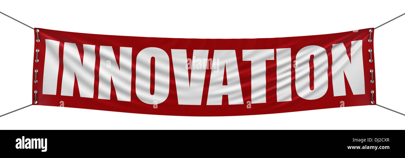 innovation Banner (clipping path included Stock Photo - Alamy