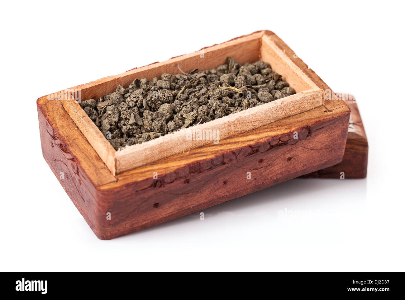 Green tea plant Cut Out Stock Images & Pictures - Alamy