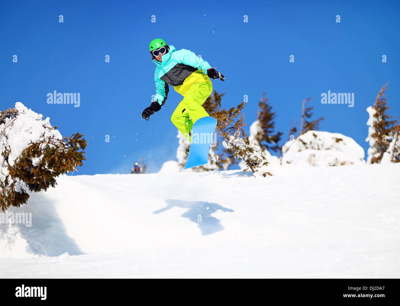 Mountain jump slope hi-res stock photography and images - Alamy