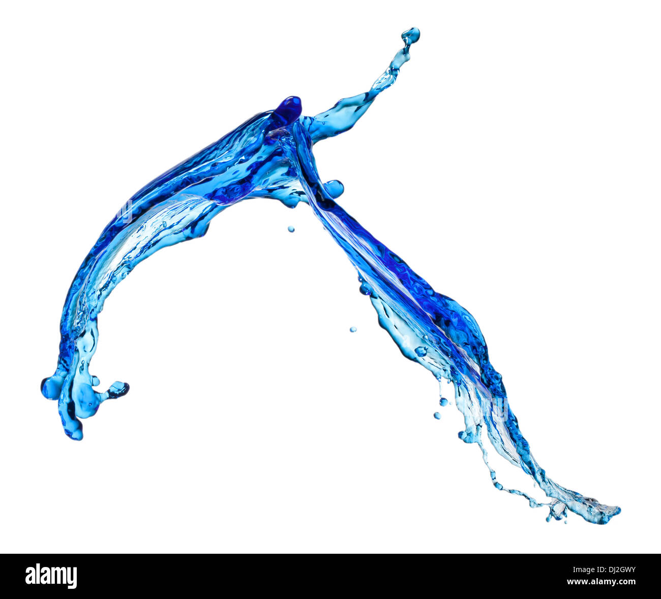 abstract liquid splash isolated on white background Stock Photo - Alamy