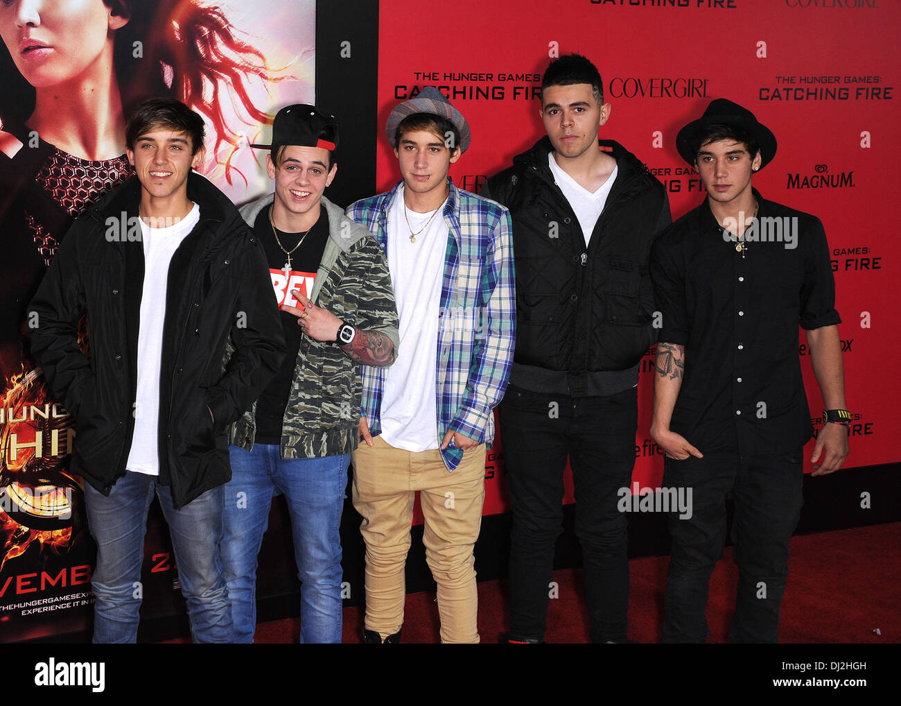 Los Angeles, California, USA. 18th Nov, 2013. The Janoskians arrives ...
