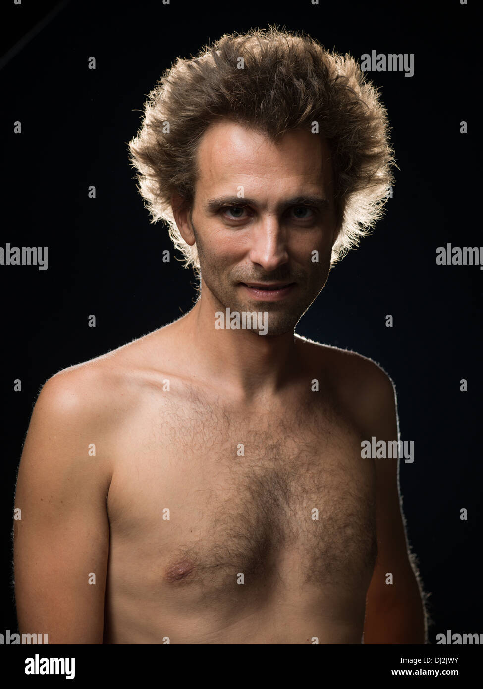 Low light man face hi-res stock photography and images - Alamy