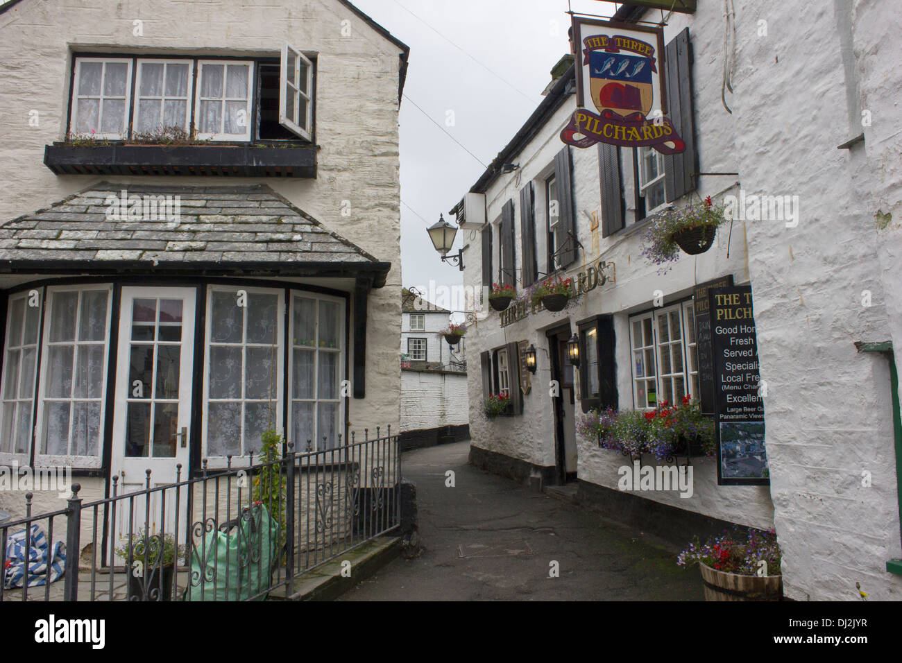 The Three Pilchards is a pub located in Polperro, a picturesque village ...